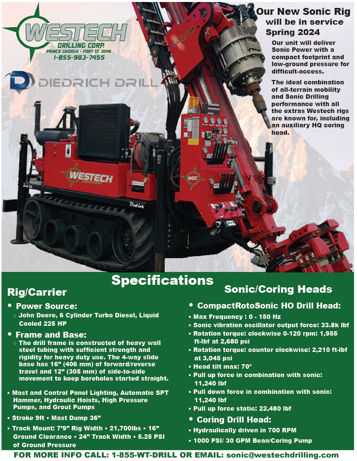 Track Mount Rigs :: Westech Drilling Corp